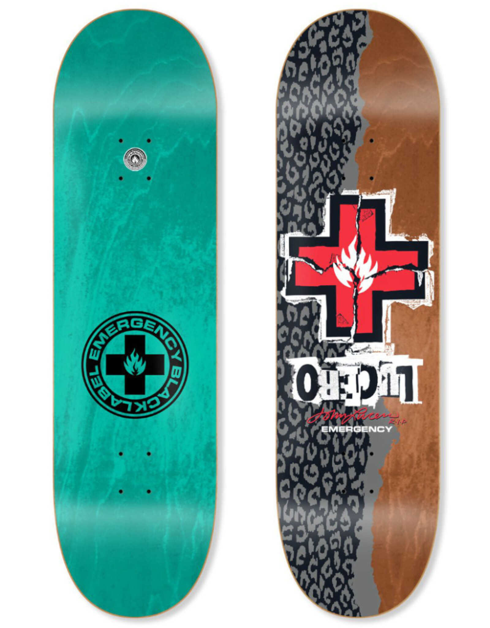 Black Label Deck John Lucero Ripped Cross (9.0) - Stix SGV