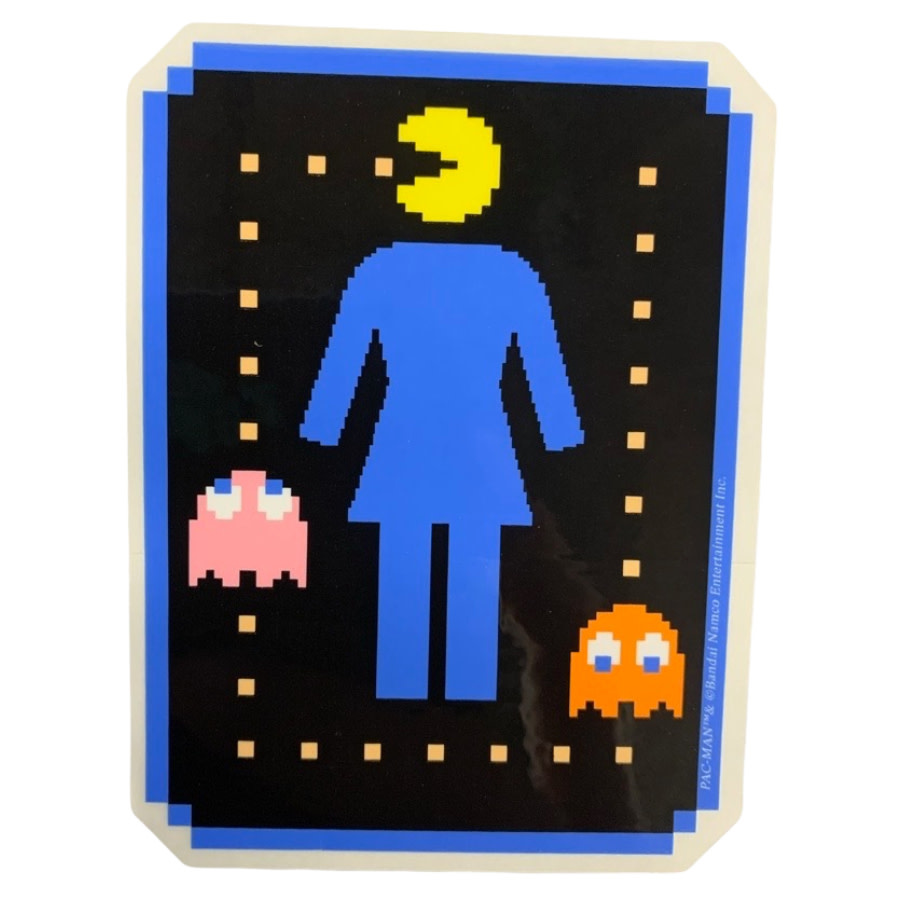 Girl Sticker Pacman Game - Stix SGV