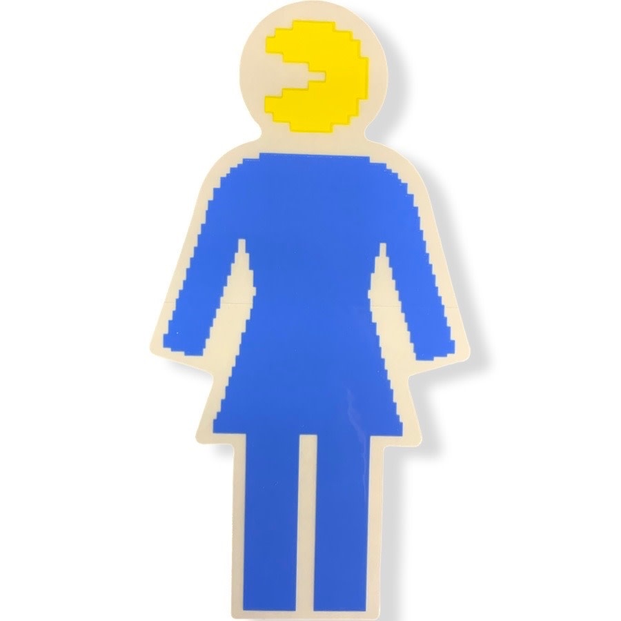 Girl Sticker Pac-girl - Stix SGV
