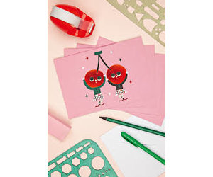Cherry Dancers Big Notecards Set - British Isles