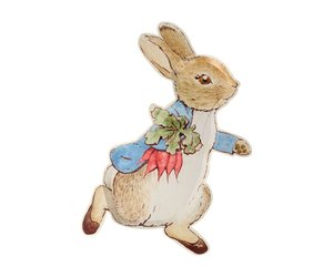 Meri Meri Peter Rabbit Shaped Paper Plates - British Isles