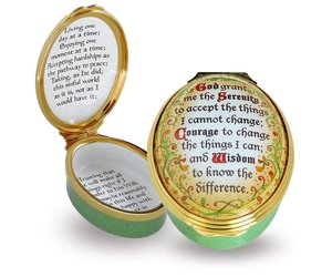 Halcyon Days The Serenity Prayer Enamel Box - British Isles