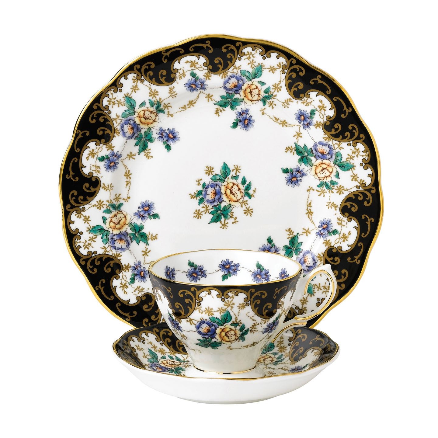 Royal Albert 100 Years of Royal Albert 1910 Duchess 3 Piece Set ...