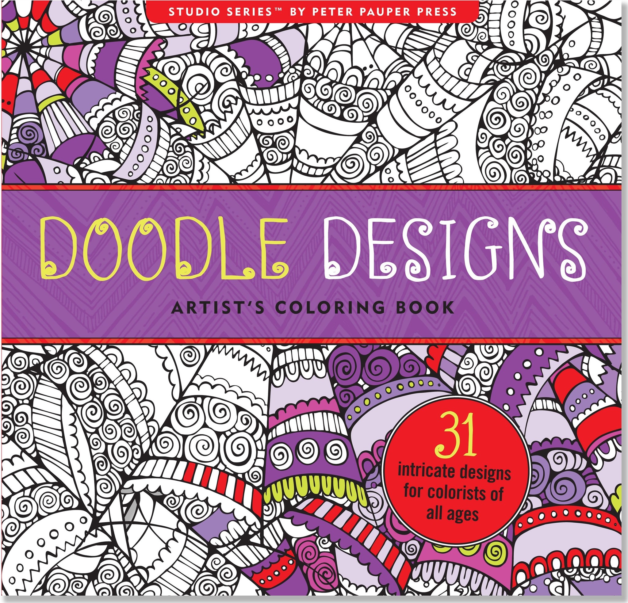 Doodle Designs Coloring Book - British Isles
