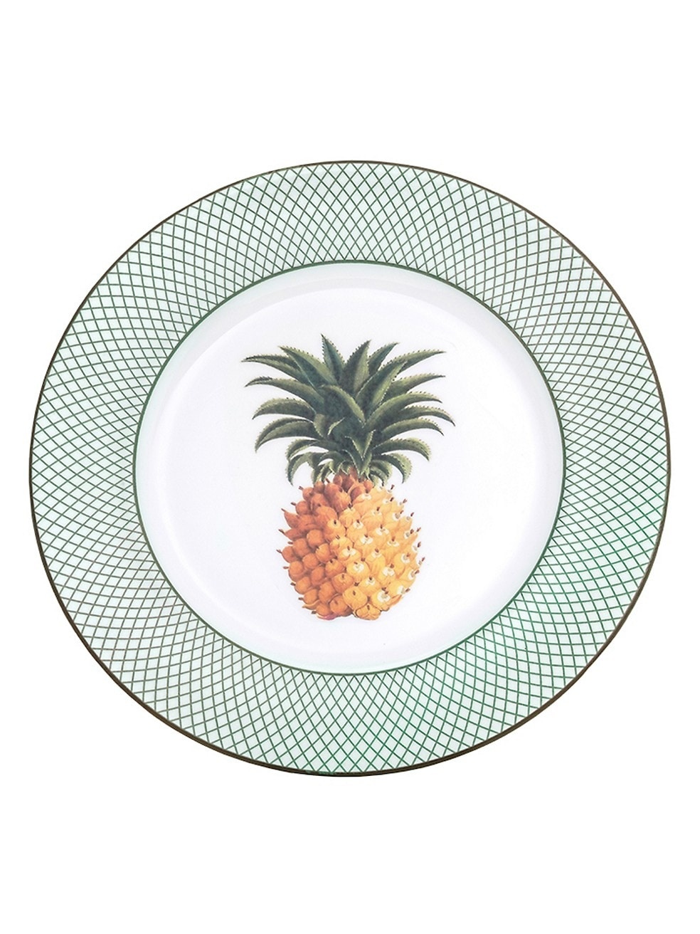 Halcyon Days Kitchen Garden Pineapple Trellis 10" Dinner Plate ...