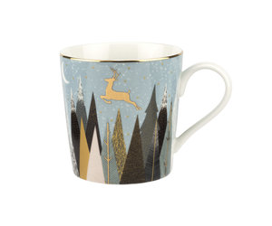 Portmeirion Sara Miller Frosted Pines Mug (Reindeer) - British Isles