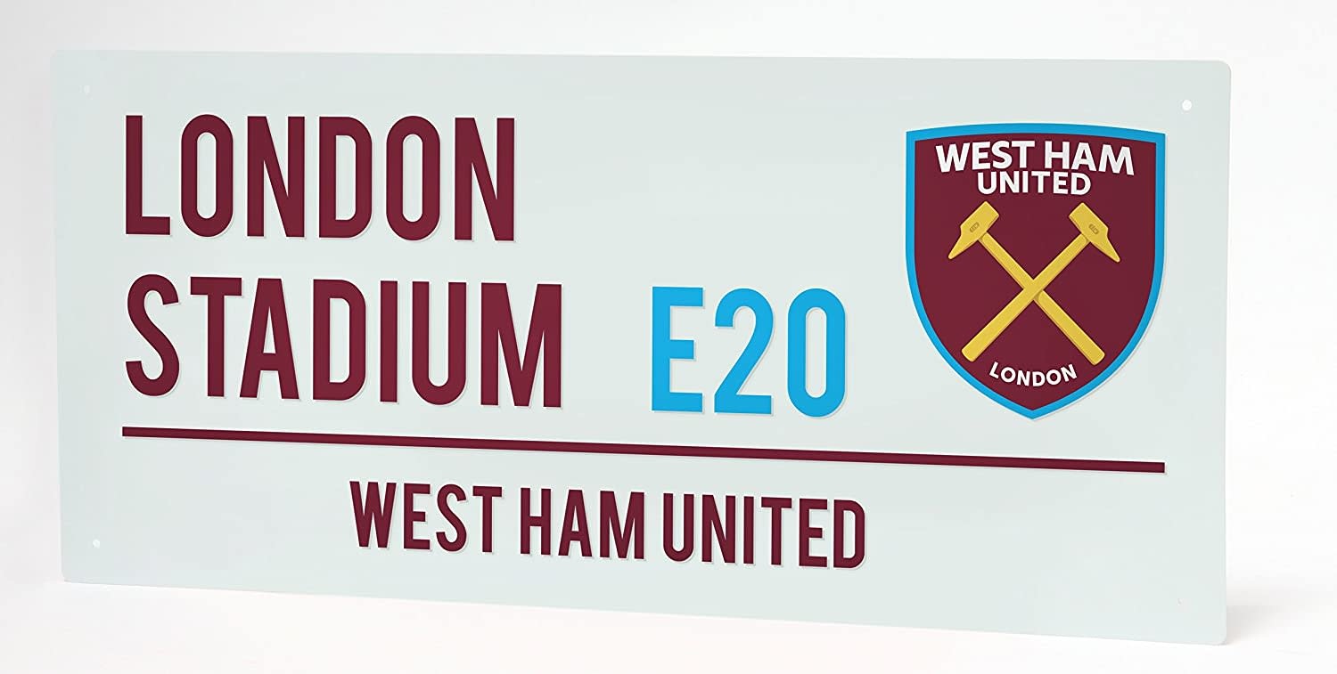 West Ham United Football Club Metal Sign - British Isles