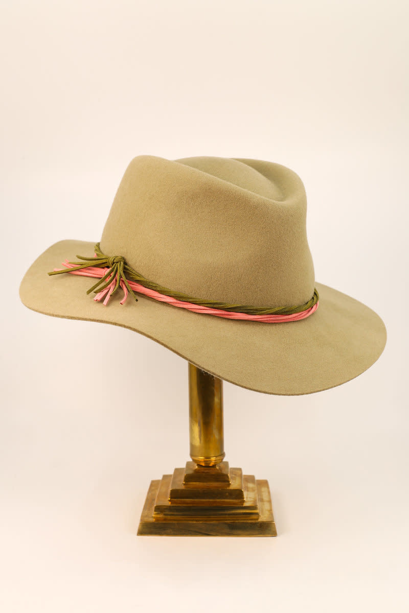 Powder UK Deborah Hat Olive - British Isles