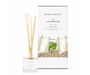 Home County Candle Co Cotswolds Fresh Linen Reed Diffuser 100ml ...