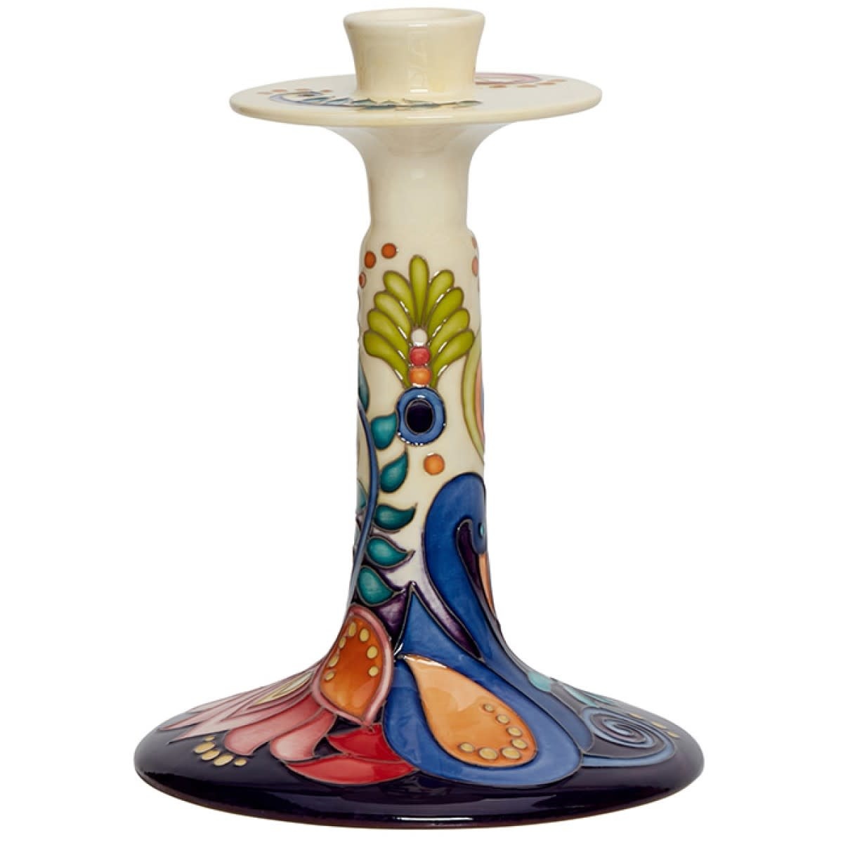 Moorcroft Festival of Light Candlestick 850/9 - British Isles