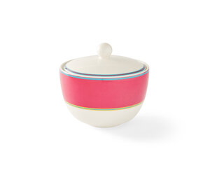Spode Kit Kemp Calypso Pink Covered Sugar Bowl 12oz - British Isles