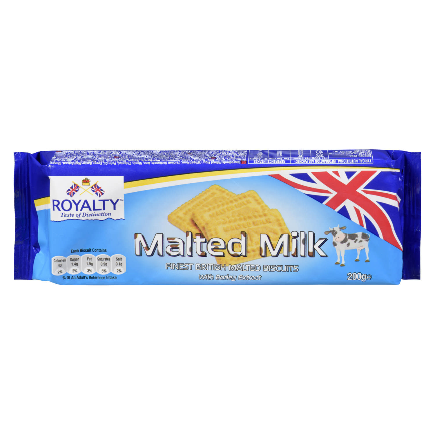 Royalty Malted Milk Biscuits 200g - British Isles