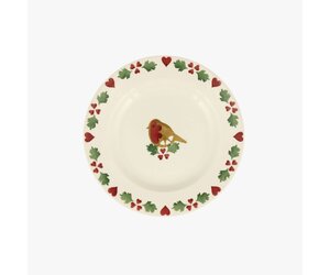 Emma Bridgewater Christmas Joy Robin 6.5" Plate - British Isles