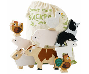Le Toy Van Stacking Farm Animals - British Isles