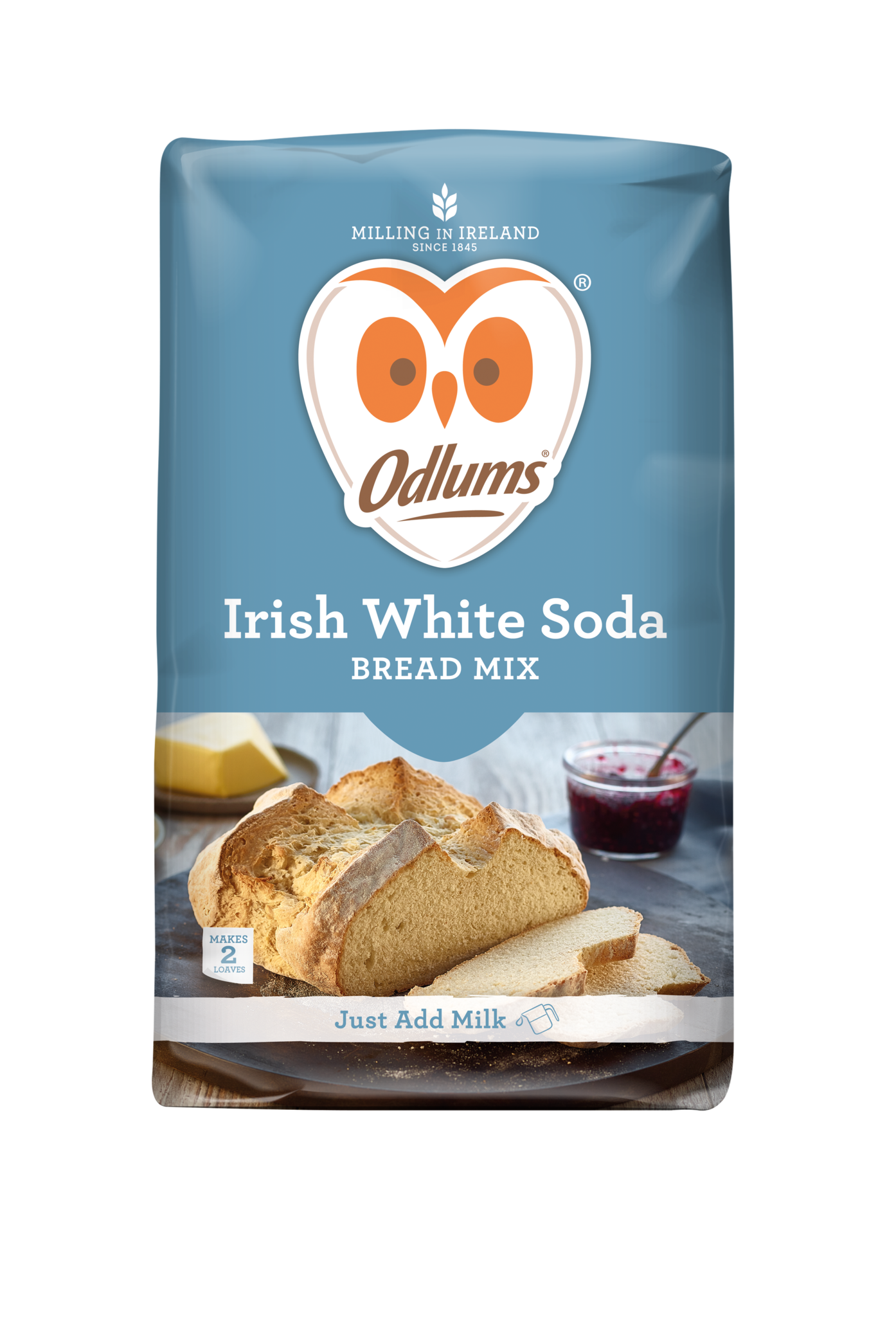 Odlums White Soda Bread Mix 1kg - British Isles