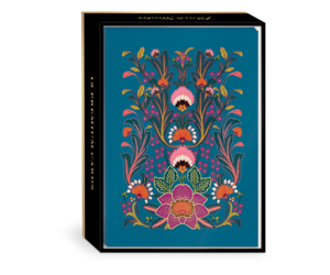 Punch Studio Renaissance Blue Boxed Note Cards - British Isles