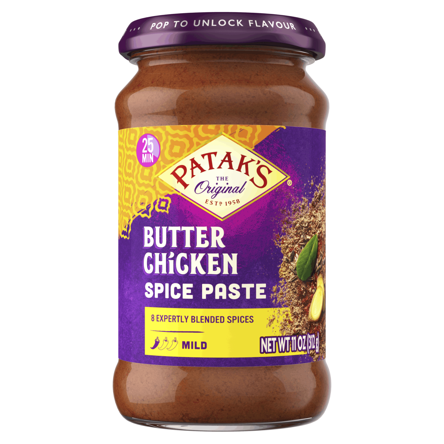 Patak's Butter Chicken Curry Spice Paste - British Isles