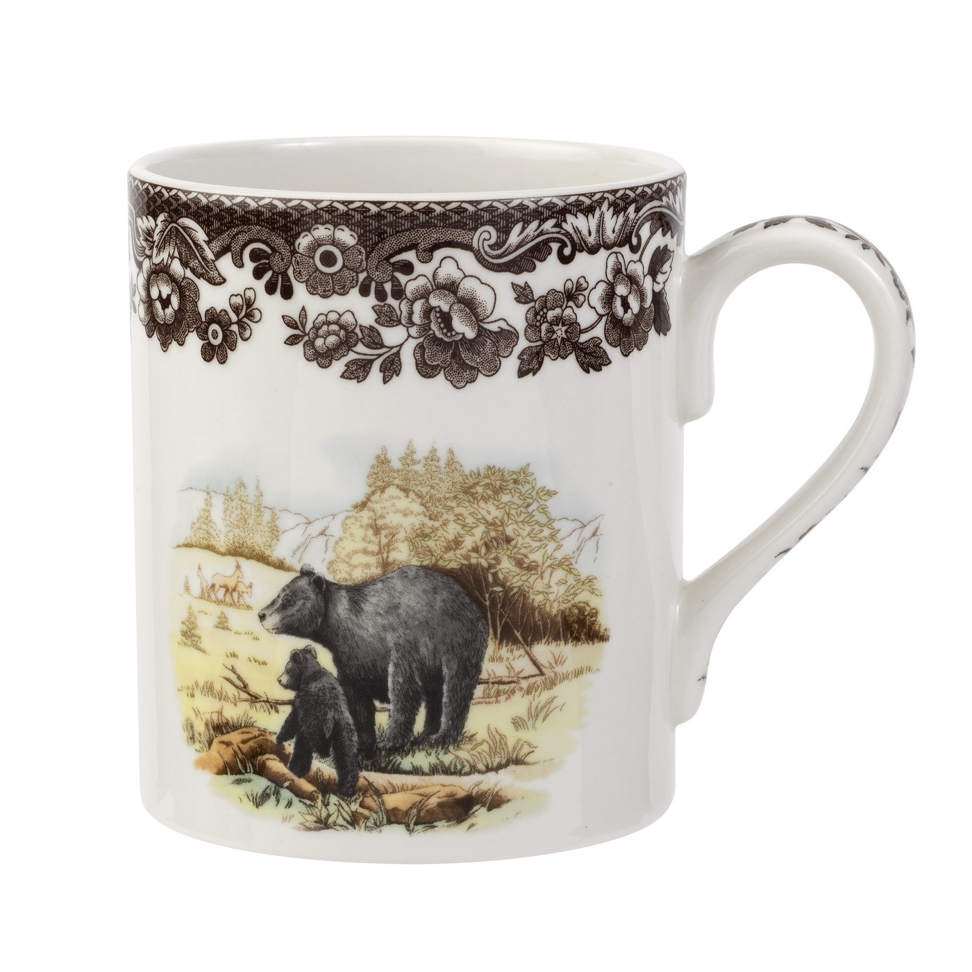 Spode Woodland 16 oz Mug (Black Bear) - British Isles