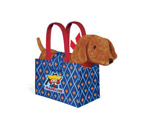 Yottoy Genevieve the Dog in Madeline Tote Bag - British Isles