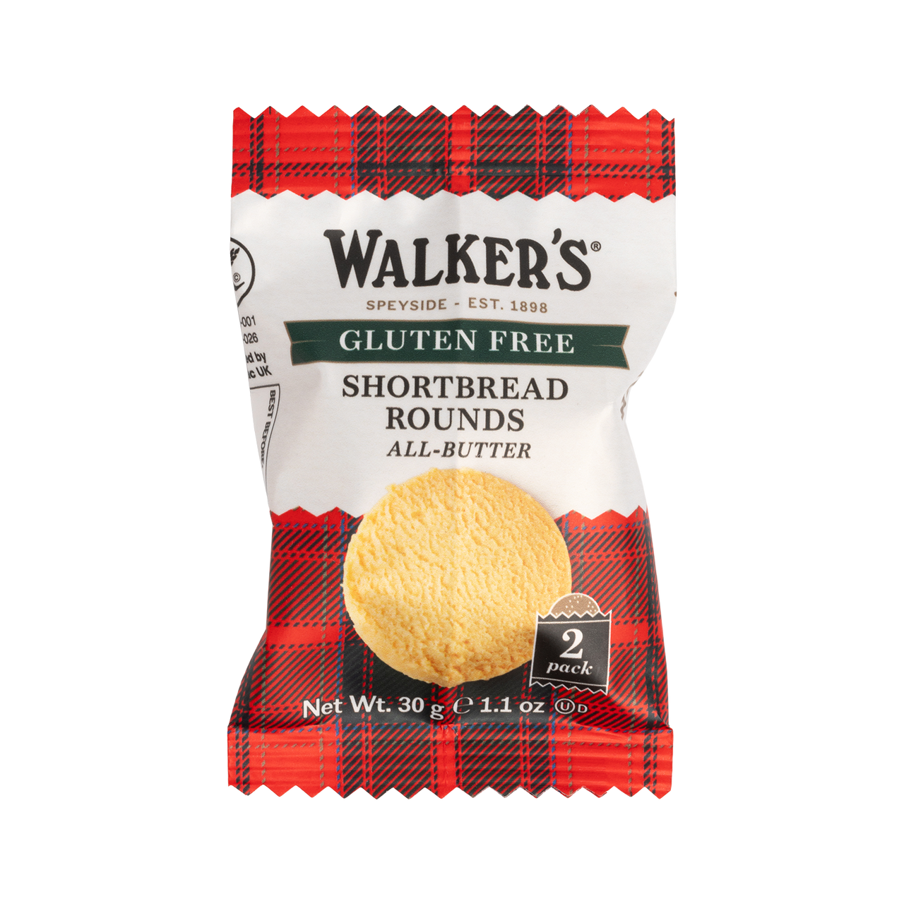 Walkers Gluten Free Shortbread Snack Pack - British Isles