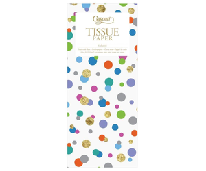 Caspari Confetti Brights Tissue Paper - British Isles