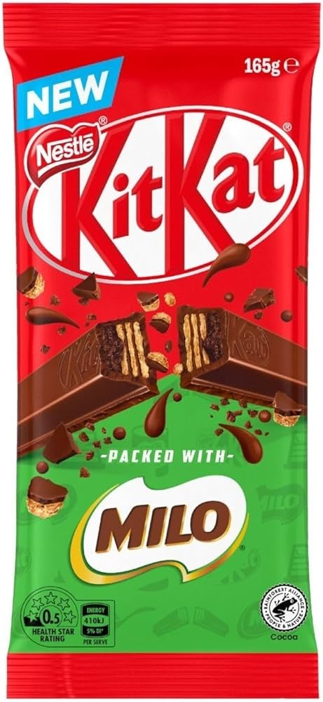 Kit Kat MILO Milk Chocolate Bar 165g - British Isles