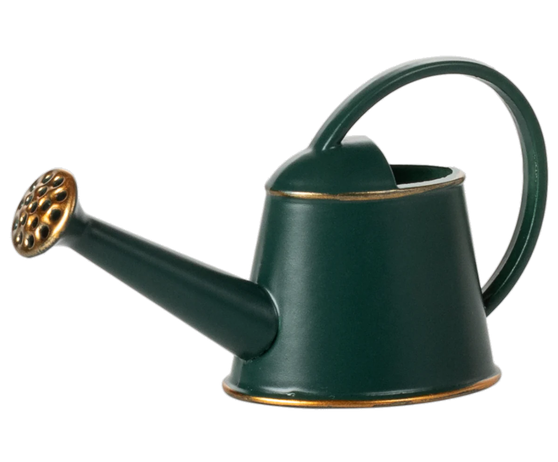 Maileg Watering Can, Mouse - Dark Green - British Isles