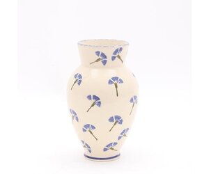 Brixton Pottery Cornflower Small Vase 13cm - British Isles