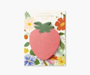 Rifle Paper Co. Strawberry-Shaped Sticky Notes - British Isles