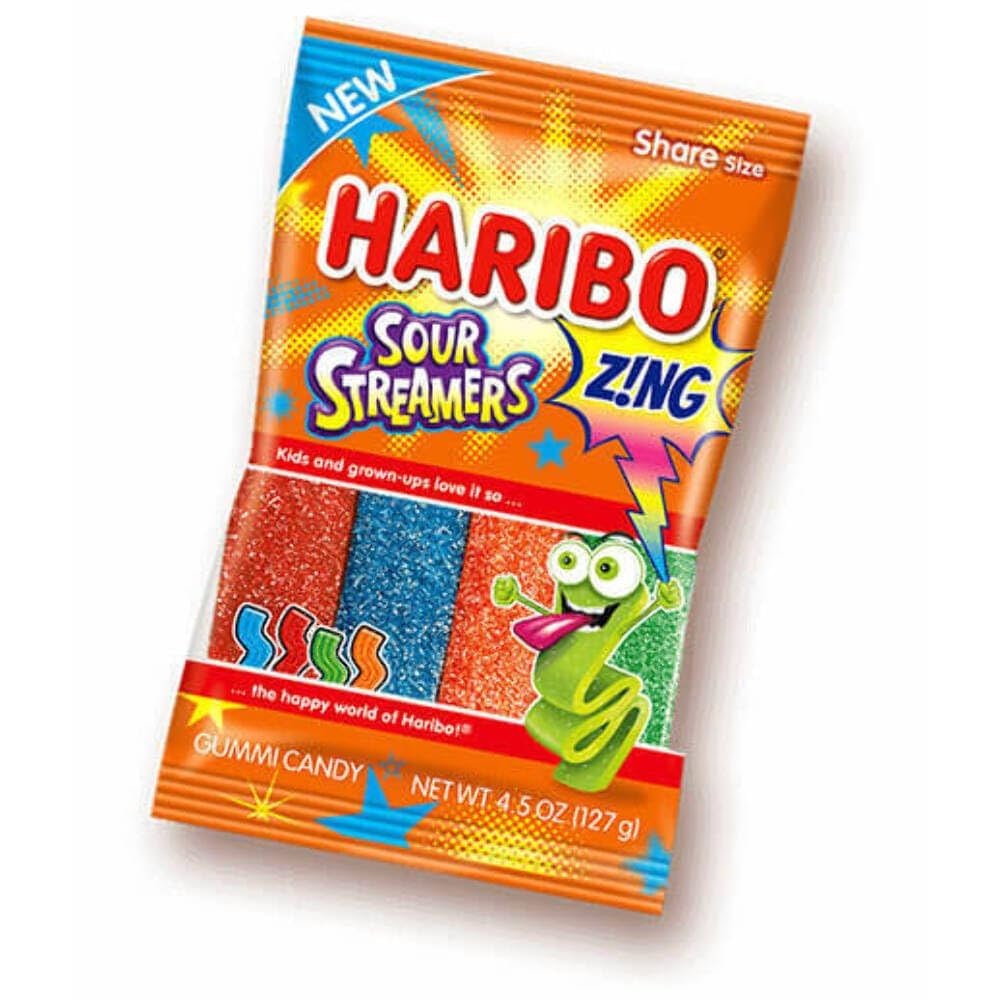 Haribo Sour Streamers Bag - British Isles