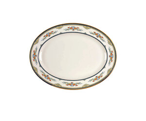Minton Stanwood 13" Serving Plate (Gold Trim) - British Isles
