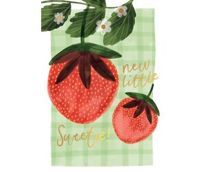 Nelson Line New Little Sweetie New Baby Card - British Isles