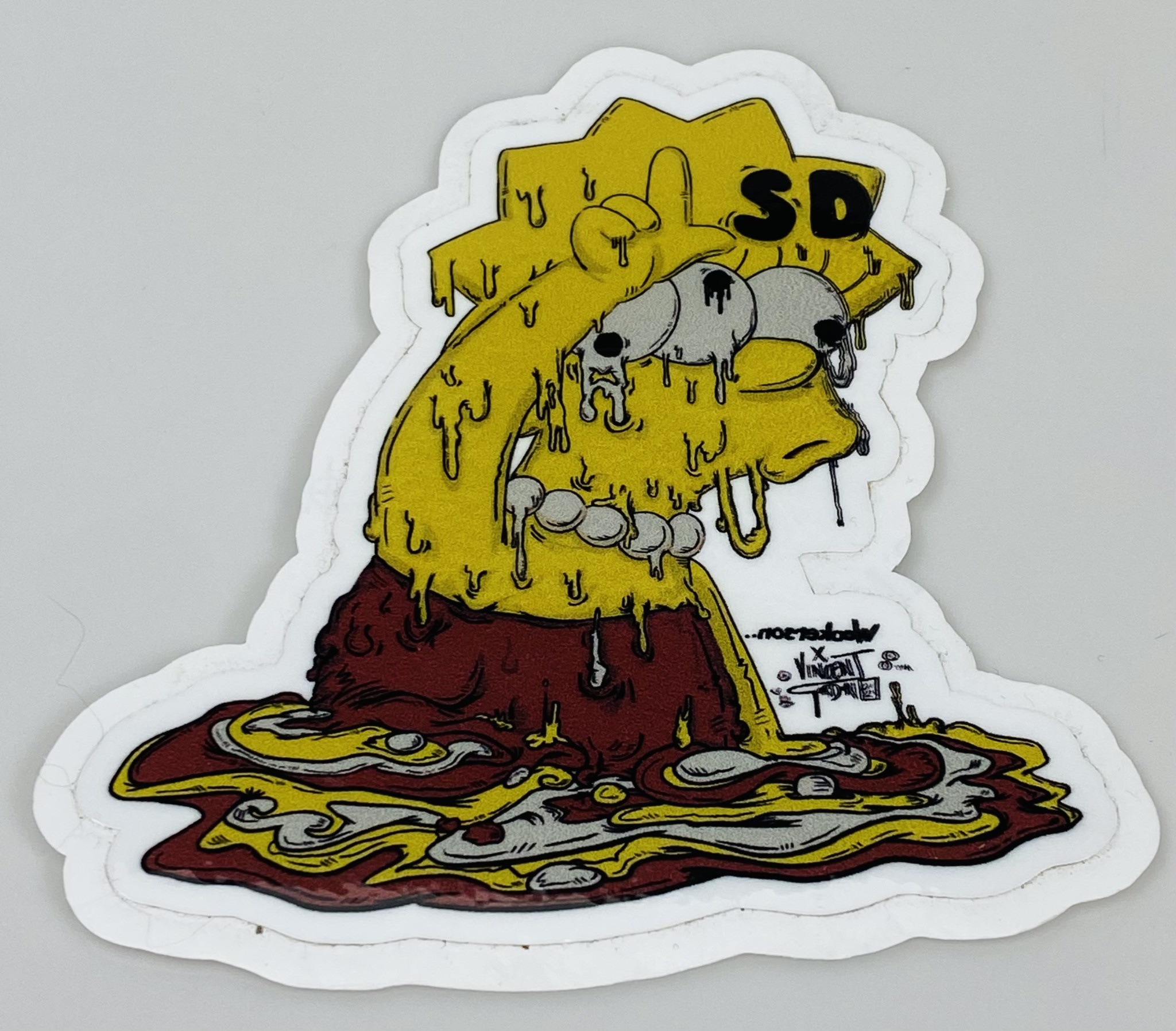 Vincent Gordon X Lot Comedy Sticker Collab: Lisa LSD - Purple Haze