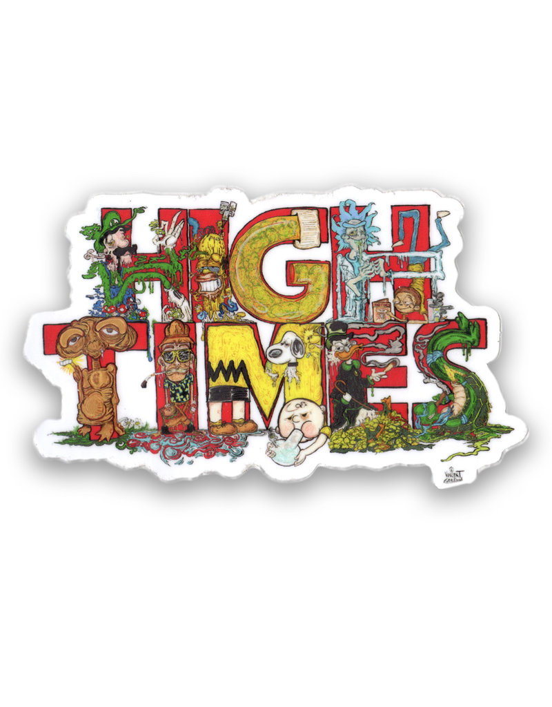 Vincent Gordon Sticker: High Times - Purple Haze