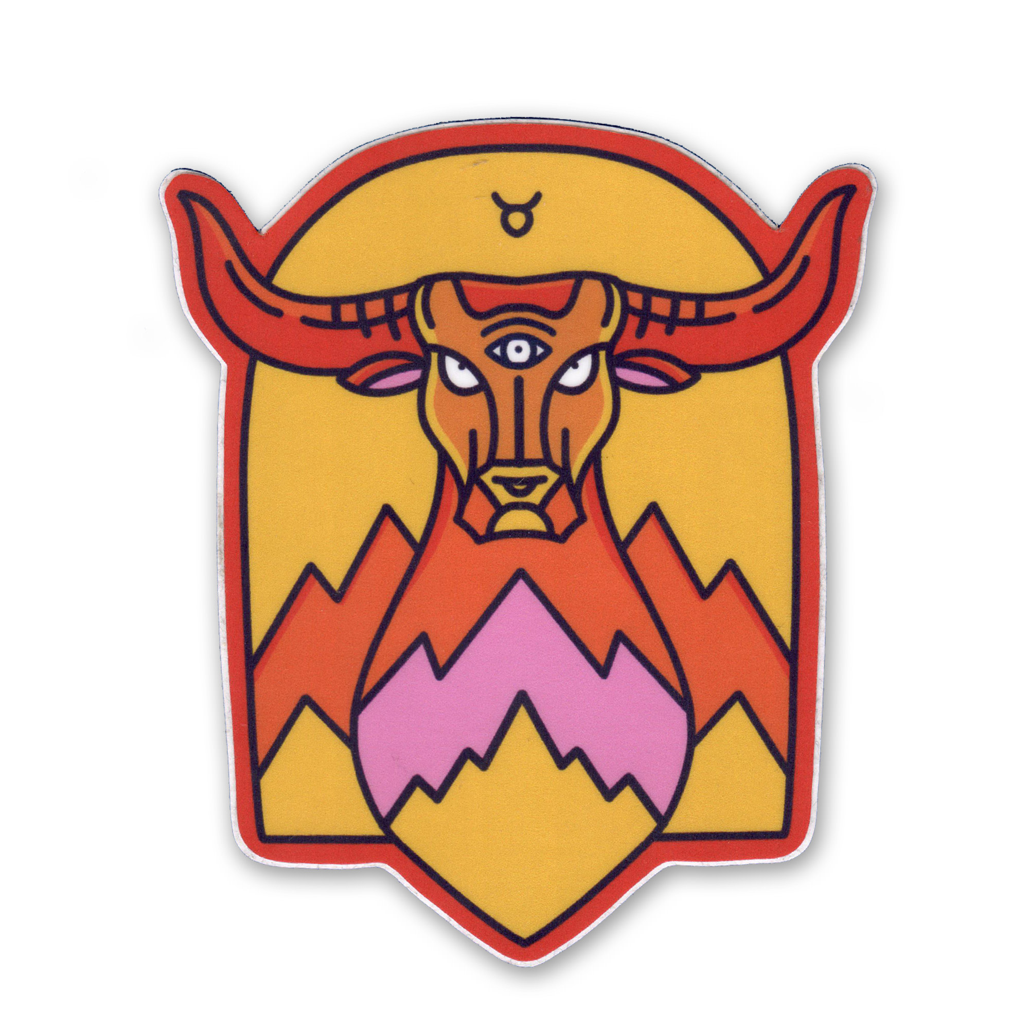 Yamz YAMZ- Astrology Sticker- Taurus - Purple Haze