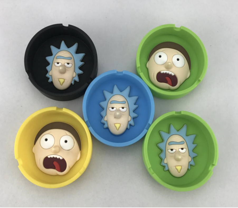 Central Select Silicone Ash Tray Cartoon Rick & Morty - Purple Haze