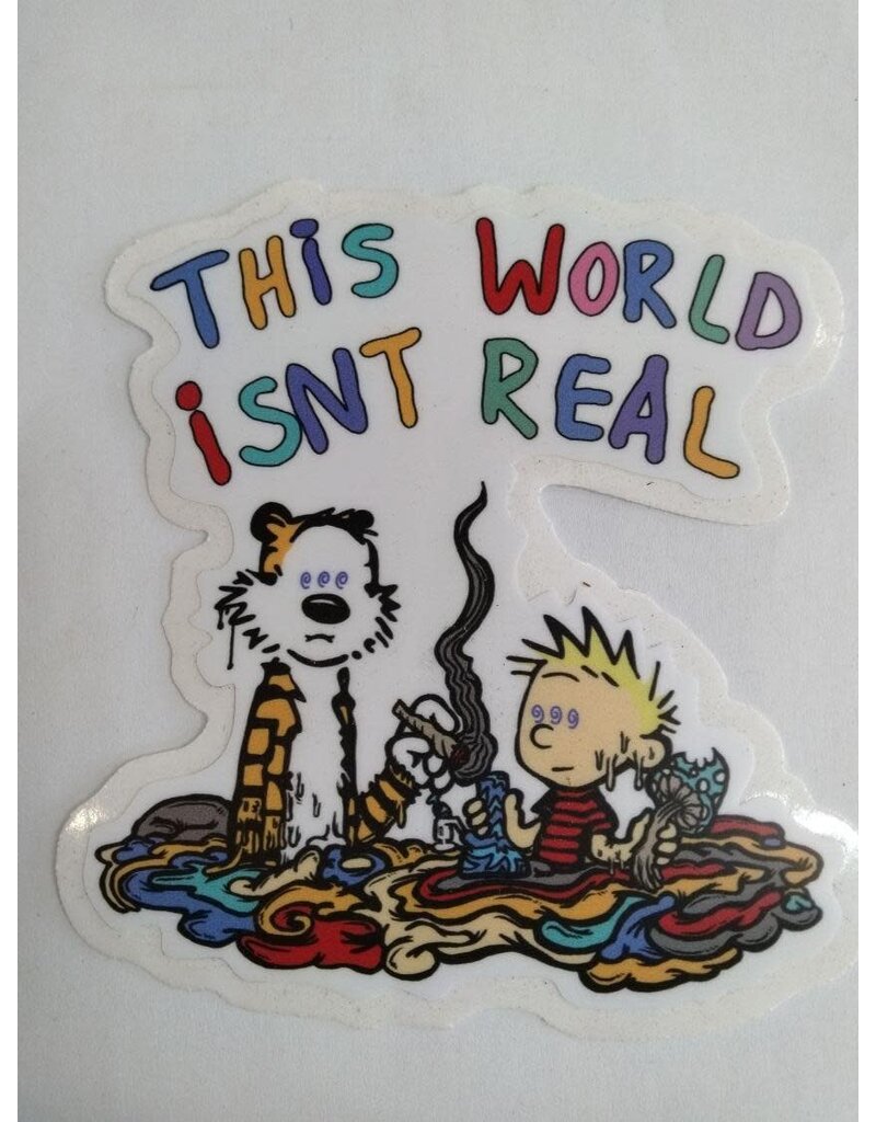 Vincent Gordon X Lot Comedy Sticker Collab: Calvin + Hobbs This world ...