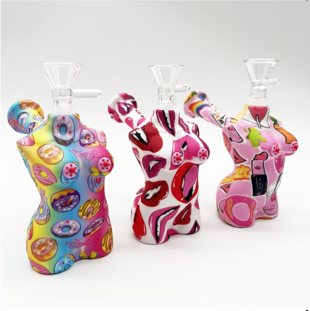 Silicone Female Torso Pattern - Purple Haze