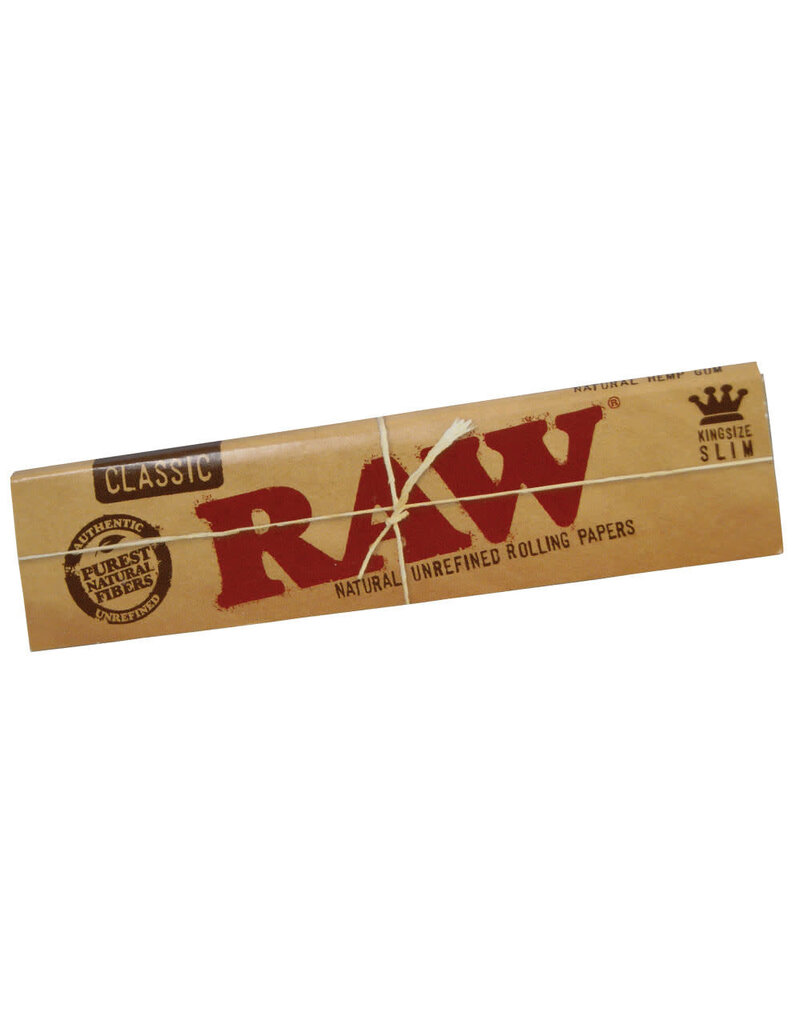 Raw Papers RAWKINGCLAS: CLASSIC RAW KING THIN ROLLING PAPERS (50 ...