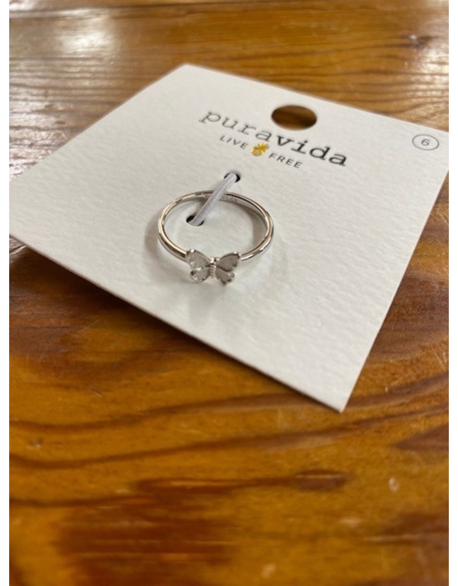 Pura Vida Butterfly in Flight Ring - Trade Roots Pura Vida Butterfly in Flight Ring - Trade Roots