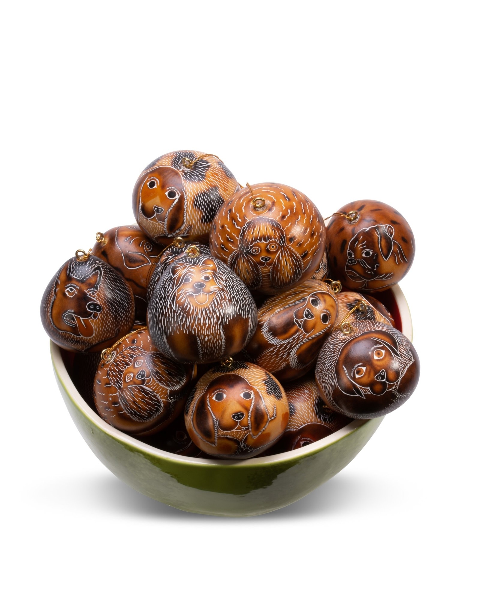 Dog Mini Gourd Ornament, Peru - Trade Roots