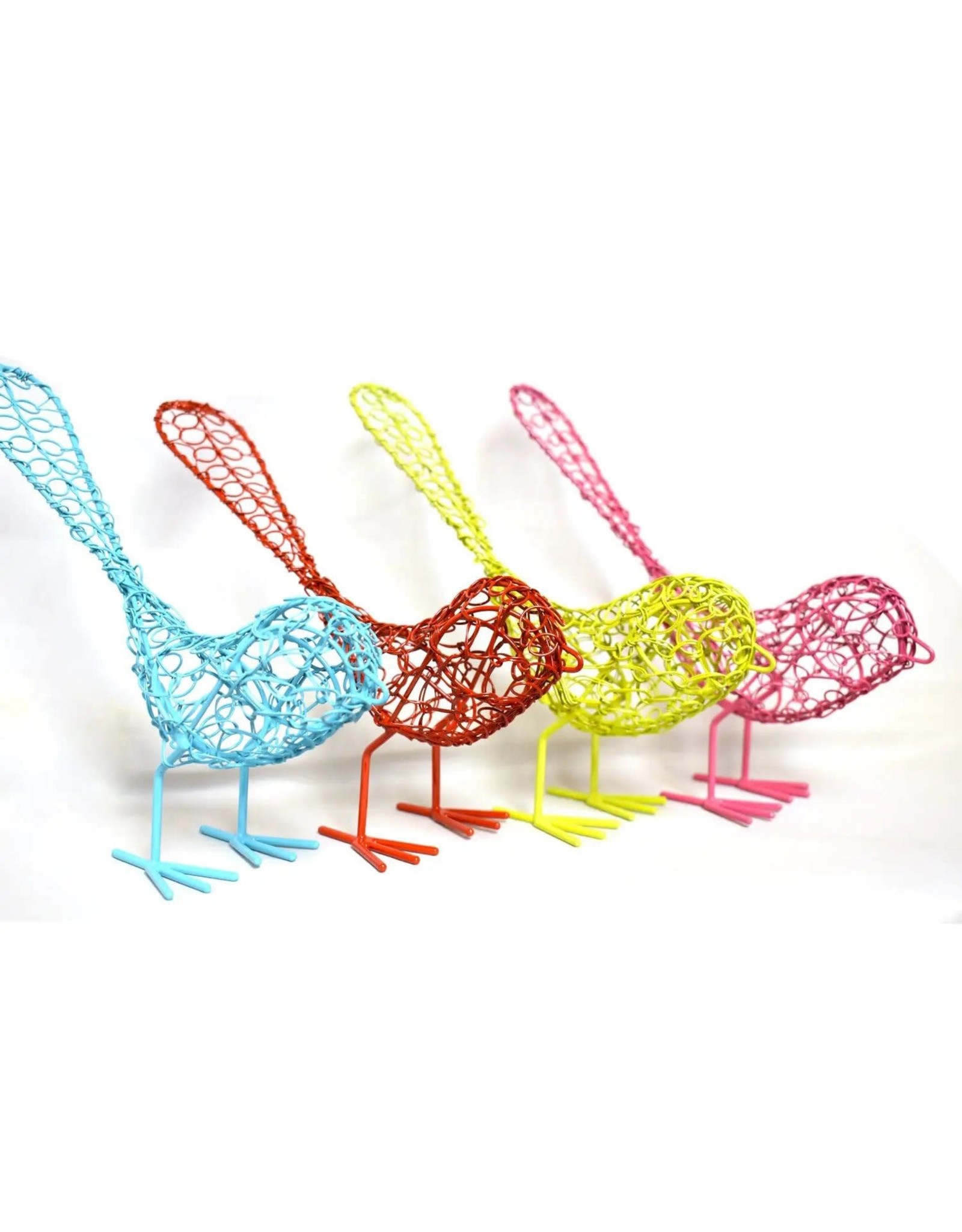 Colorful Small Wire Birds, India - Trade Roots