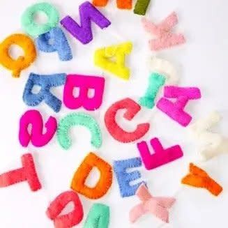 Felt Alphabet Garland, Nepal - Trade Roots