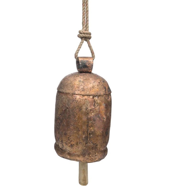 Rustic Copper Bell, XL, India - Trade Roots
