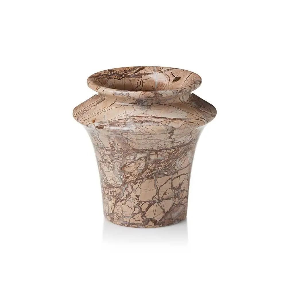 Marina Marble Angled Vase, Pakistan - Trade Roots