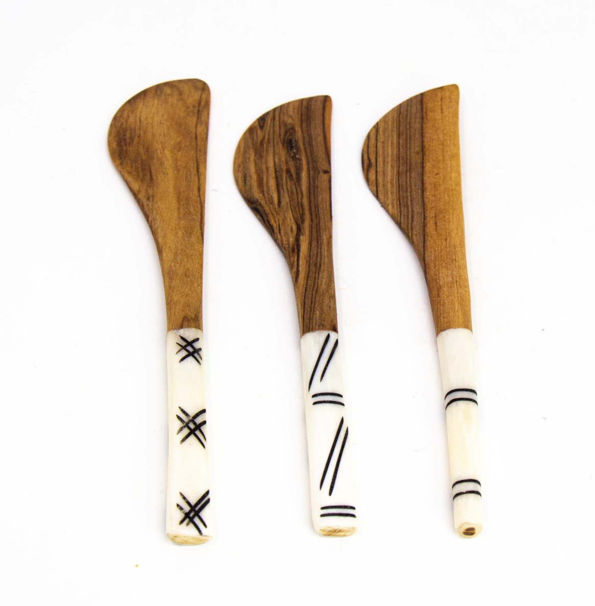 Trade roots Simple Batik Olive Wood Spreader, SOLD INDIVIDUALLY, Kenya ...