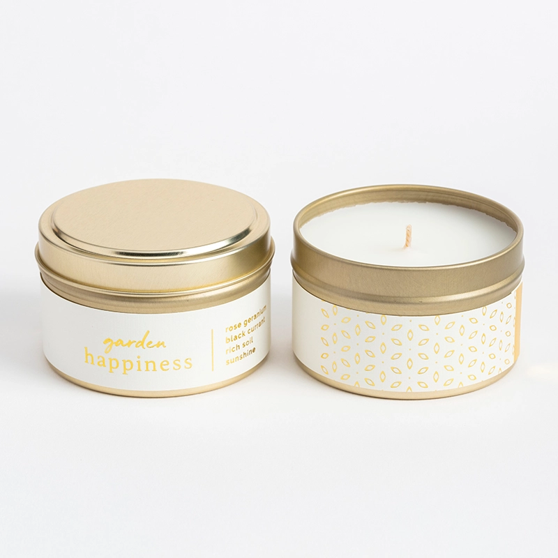 Happiness Candle Travel Tins, 4 oz - Trade Roots