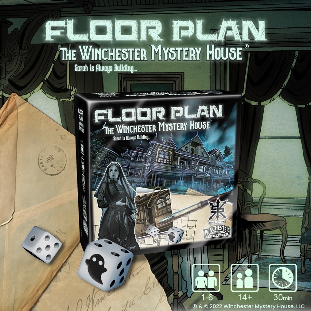 Floor Plan: Winchester Mystery House (EN) - Jeux de société Ludold
