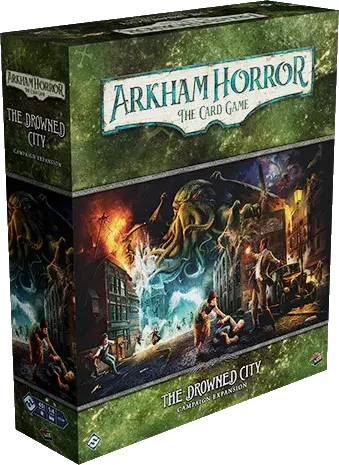 Fantasy Flight Games Précommande: Arkham Horror LCG: The Drowned City ...