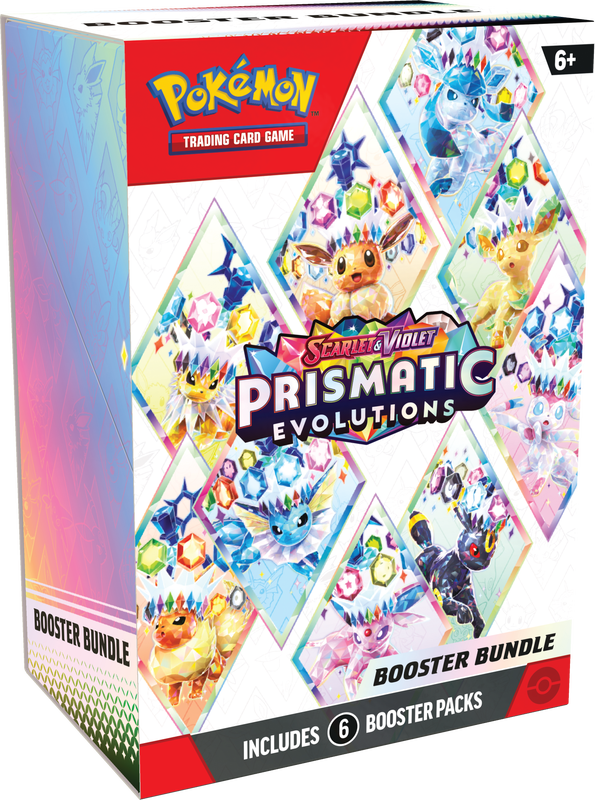 Pokemon: SV8.5: Scarlet & Violet: Prismatic Evolutions: Booster Bundle ...